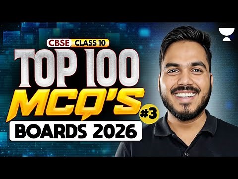 Class 10 Maths Boards 2026 | Top 100 Most Important MCQs | Abhinay Sir
