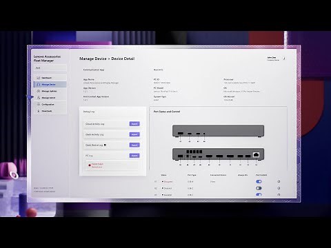 Lenovo Accessories Fleet Manager (LAFM) Tutorial Video