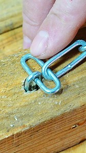 Secure Chain Fastening #Workshop #Tools #diy #tips #skills #tricks #homemade #garage #hacks #ideas #lifehacks #handyman | Crafty Fixer
