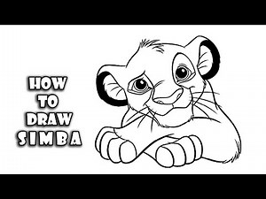 How to Draw Simba from The Lion King | Step by step for beginner