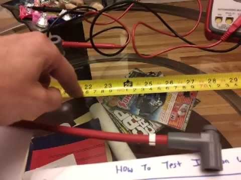 How To Test Spark Plug Wires