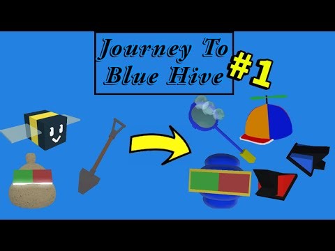 Journey To Blue Hive #1 (Buying Bubble Wand And Blue Backpack) | Bee Swarm Simulator