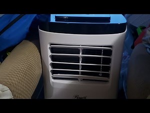 portable a/c in a campervan.