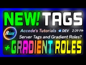 NEW! Discord Server Tags + Gradient Roles!!! | Full Updated Guide 2025 | New Boosting Perks
