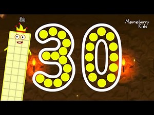 Numberblocks 30 Magic Run - Numberblocks Thirty Adventure | Number Counting Go Explore