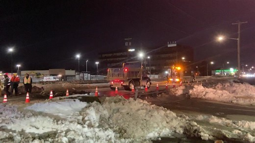 Crews work to fix water main break in East Meadow