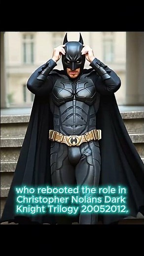 Batman. A mantle passed through decades