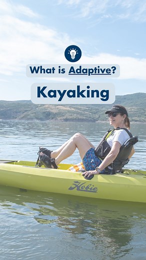 If you find yourself up a certain kind of creek without a paddle, it may not be the end of the world! The Hobie pedal kayak is designed to be used without paddles, and with an adjustable lounge chair for a seat, it's a great option for anyone with limited upper body mobility or strength to have a great day out on the water 🌞 🌊 Video description: Our instructor Jane places the fins into the Hobie kayak - an open cockpit design with a large chair and foot pedals - then takes it for a spin, again