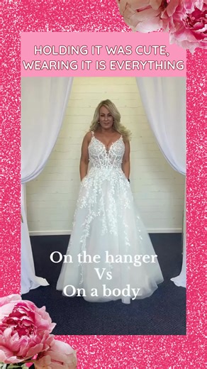 The magic of trying it on, this is where the yes begins | Brides by Donna Rae