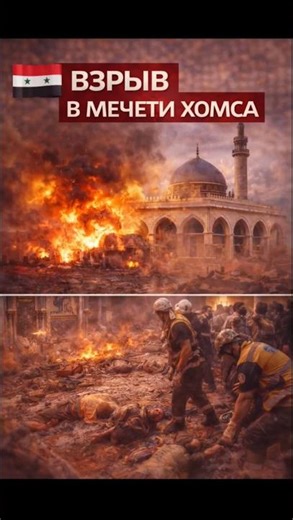 🕌 ТЕРАКТ В СИРИИ: ВЗРЫВ ВО ВРЕМЯ ПЯТНИЧНОЙ МОЛИТВЫ