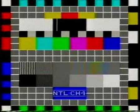 Channel 4 UK - NTL Test card from 1995