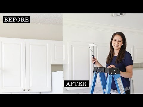 How to Update Kitchen Cabinets on a Budget | Enclose Space Above Kitchen Cabinets