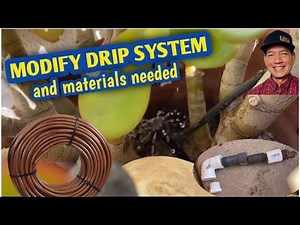 How to Install or Modify a Drip Irrigation System to your Planting Area