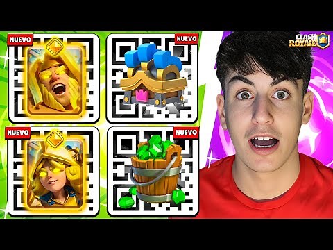 ALL the NEW FREE QR CODES for Clash Royale!