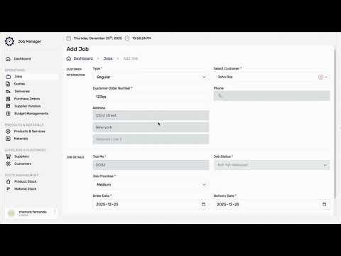 iClick Job Manager | How to Create New Jobs