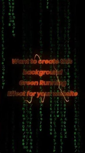 Build This Matrix Hacker Animation 💻 #javascript #shorts #trending #coding #viral