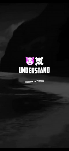 UNDERSTAND 😈 | ATTITUDE LINES STATUS #attitude #foryou #fyp #viral #tiktok #poetry