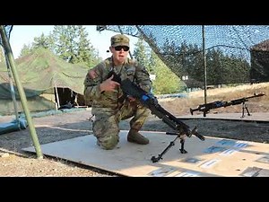 Proper procedures operating M240B machine gun