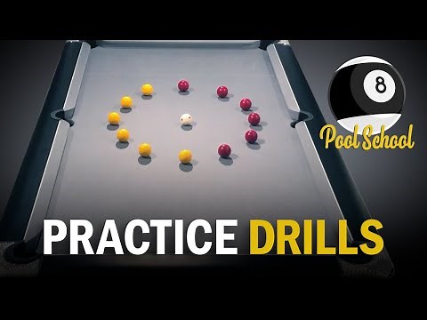 Pool Practice Drills - The Cross, The Inner Circle and Crowded House | Pool School