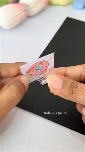 🤩 DIY cute 3D stickers #diy #shorts #craft #helenascraft #diyideas