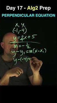 Day 17 of Getting Ready For Algebra 2