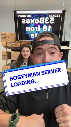 #BOGEYMAN NICK AND CALEB!!! 6 boxes left before the choice irons givvy!!! #TUNEIN to the madness!!!