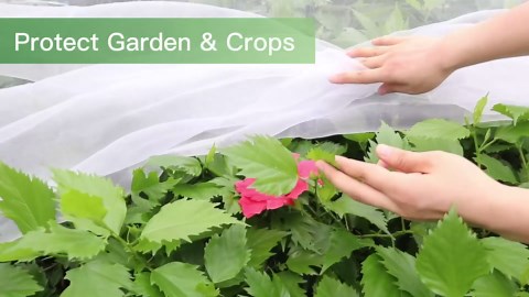 KLEWEE 10 x 50 FT Garden Mesh Netting, Ultra Fine Plant Netting Covers, Garden Netting for Raised Beds Vegetables, Fruit Tree Netting for Blueberry Bushes Barrier Screen Protection Net Cover