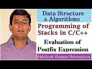 Programming of Stack: Evaluation of Postfix Expression