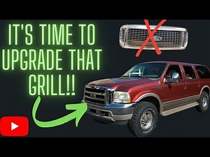 how to remove and install an updated grille /excursion/F-350/F-250
