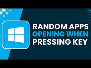 Random Applications Opening When Pressing Any Key Issue Fix