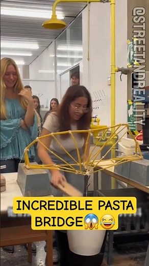 A Spaghetti Bridge Saves the Whole Class!