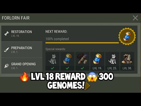 FORLORN FAIR EVENT 🎡🔥 Restoration Level 18 = 300 Infected Genomes 😱 | LDoE Season 86