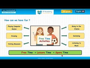 6th grade | English | Lesson 1 : Let's have fun!