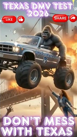 ❤️🔥🚘TEXAS. DMV TEST 2026. DON'T MESS WITH TEXAS.