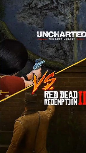 Uncharted vs RDR2 - Testing the impact of lead on a cement wall