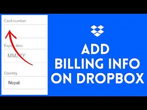 How to Add Billing Info on Dropbox 2024