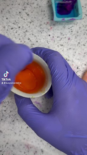 #Dnd #dice #ttrpg #resinart #handmadedice #dicemaker #fyp #dndtiktok #halloween #tiger