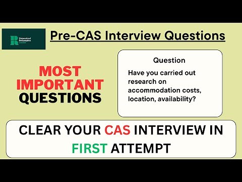 University of Roehampton Pre Cas Interview Questions