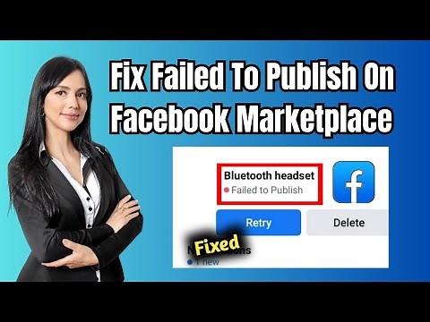 How To Fix Failed To Publish On Facebook Marketplace (2025 FIXED)