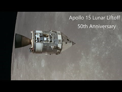 Apollo 15 - Lunar Lift-Off - 50th Anniversary (1971-2021)