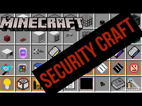 Security Craft is Amazing! (Minecraft Mod Review/Showcase)