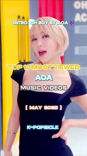 Top 10 Most Viewed AOA MV #kpop #shorts