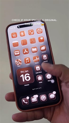 Check if your #iphone is original. This is how 😱