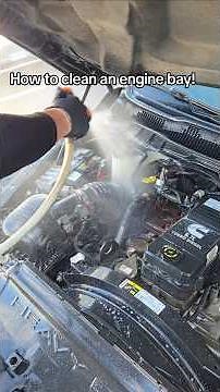 How to clean and detail an engine bay! Dura-coating.com