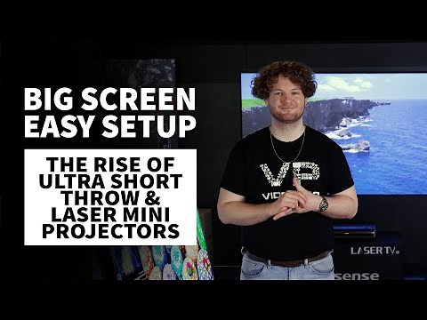 Ultra Short Throw & Laser Mini Projectors Explained | BIG Screen, EASY Setup!