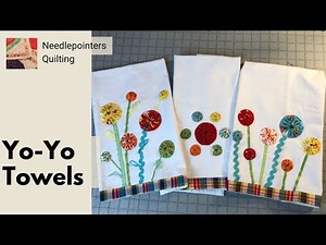 Fabric Yo-yo Towels Project Idea