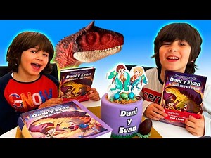 Dani y Evan descubren El Tesoro del T-Rex Dorado y el CARNOTAURUS Super Colossal de Camp Cretaceous