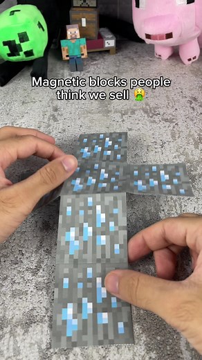 Magnetic Minecraft blocks are so much fun