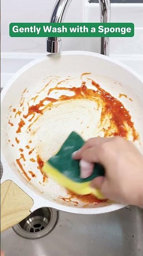 🍳 SENSARTE Cookware Cleaning Guide: Tips and Tricks! ✨🫧 #howto #cleaning #cooking #tips #kitchen