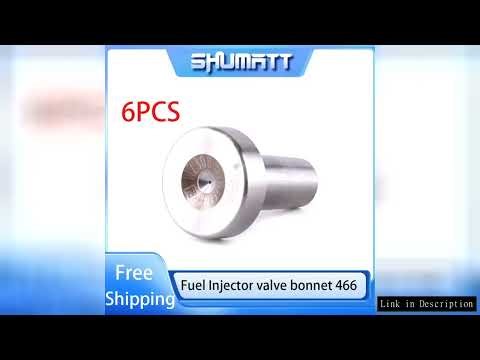 6PCS 466 Fuel Injector Control Valve Cap Valve Bonnet For F00RJ02466 Valve Assembly